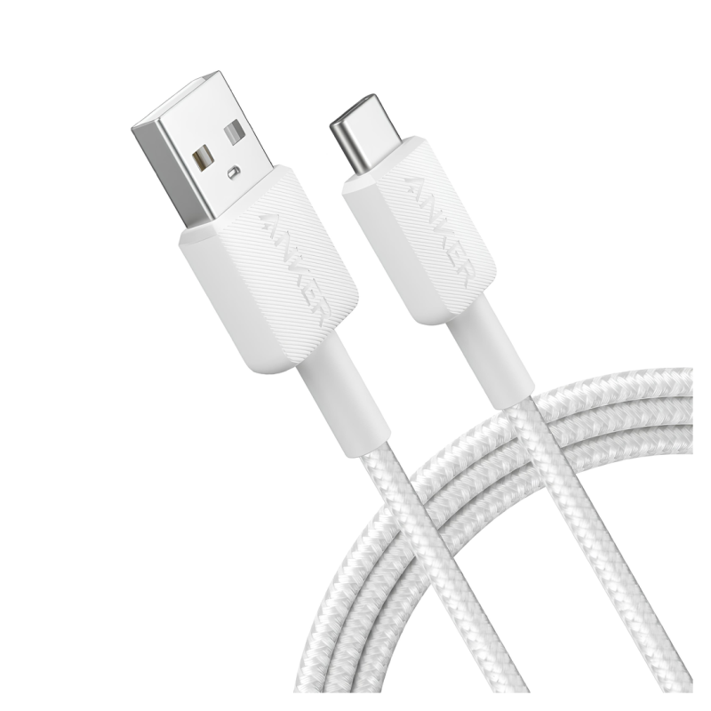 Câblage CABLE 322 USBA USBC 6 BRAID WHITE A81H6H21 ANKER ...